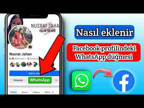 Facebook Profiline WhatsApp Bağlantısı Nasıl Eklenir?  Facebook'a WhatsApp Düğmesi Ekleme 2024