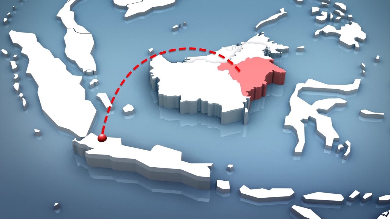 Indonesia to relocate capital city to Borneo island - YouTube