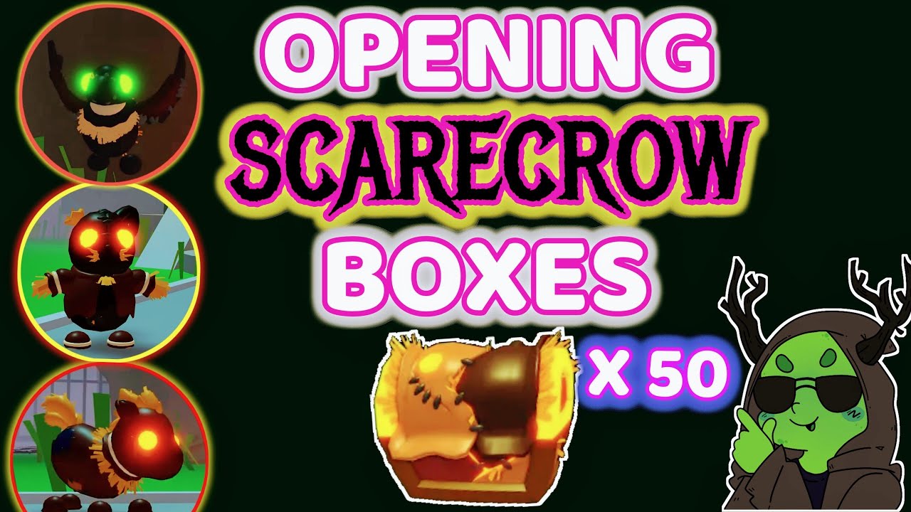 50 SCARECROW BOXES TO GET ALL PETS IN ADOPT ME! #scarecrowbox - YouTube