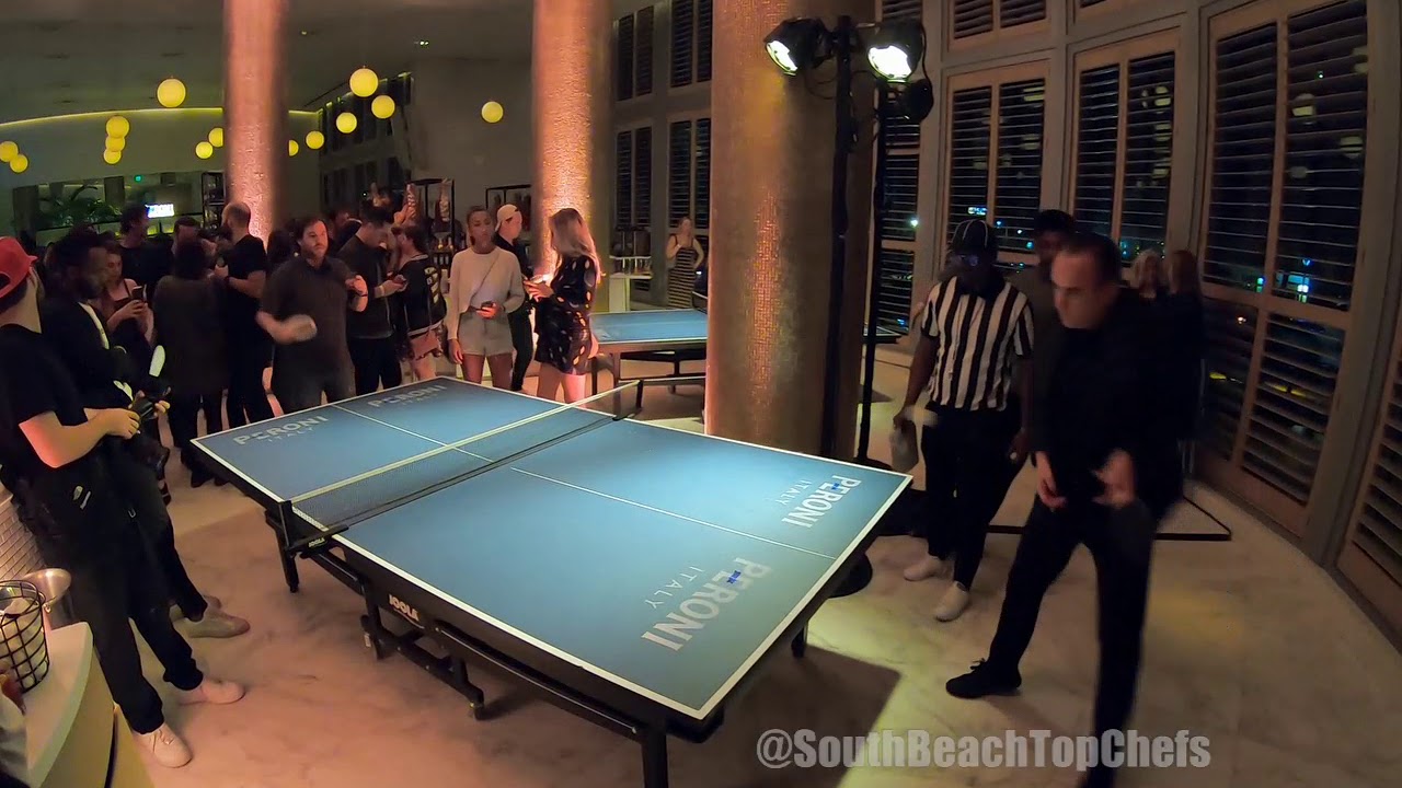 Ping Pong, Pizzas & Peroni Hosted by Chef Jean Georges Vongerichten ...