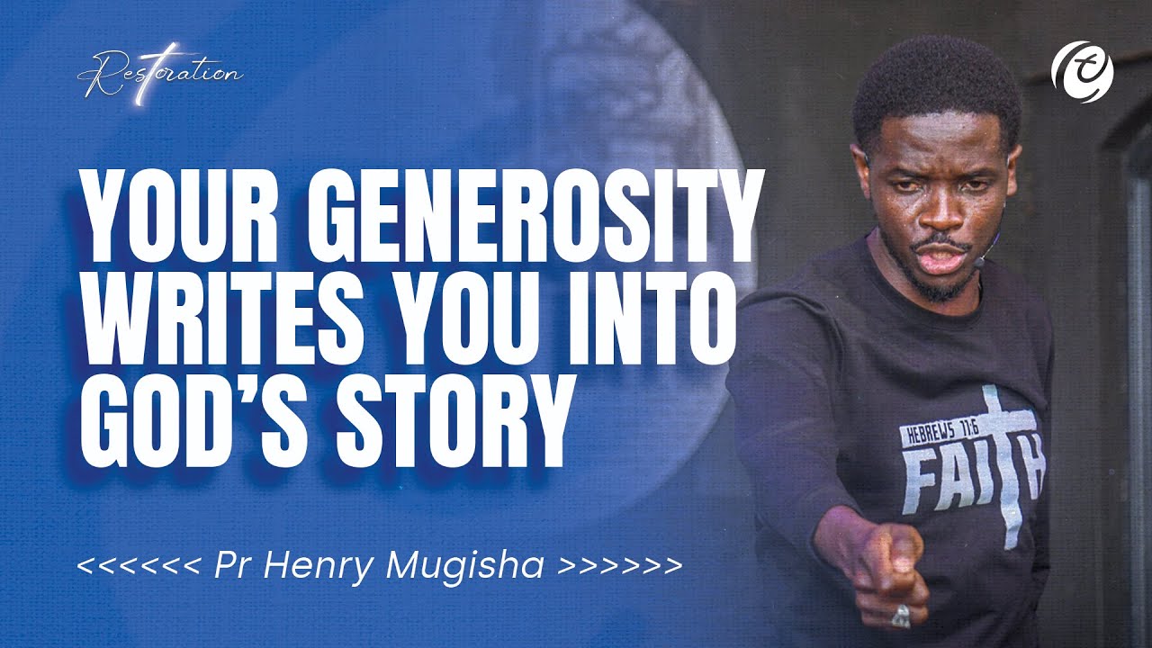 YOUR GENEROSITY WRITES YOU INTO GOD'S STORY | ONLINE CELEBRATION ...