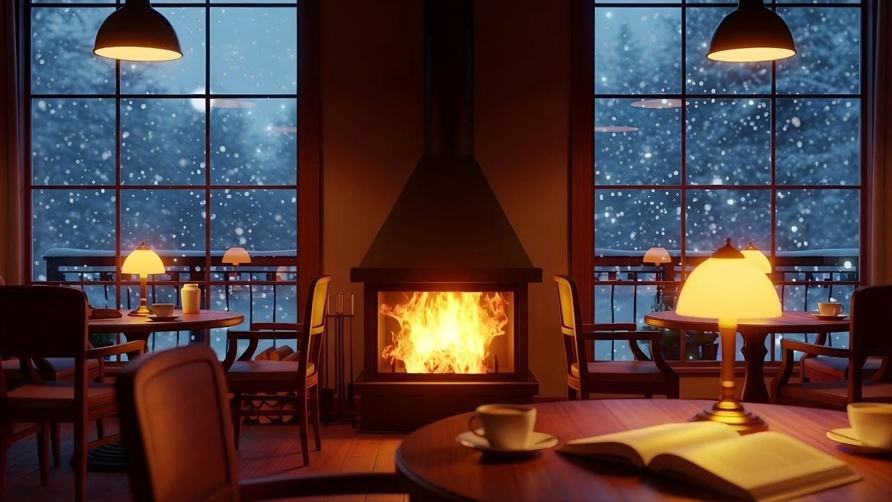 Late Night Jazz Café Ambience Relaxing Coffee Shop Music for Chill and ...