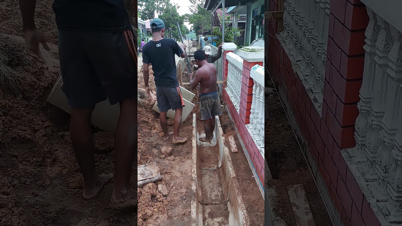 Drainase alias parit di Blok C Patam Lestari - YouTube