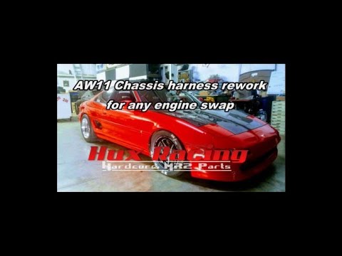 AW11 Chassis Harness Work for Stand Alone Use - YouTube
