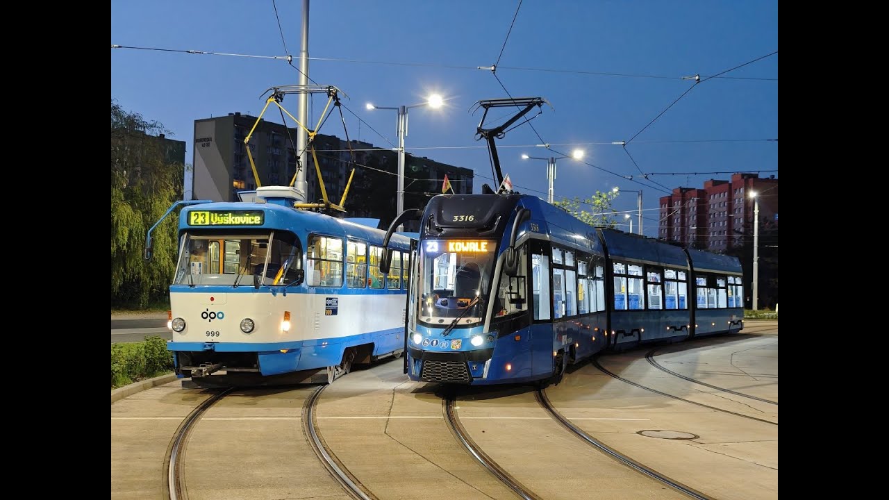 Jízda na lince 3 Hlavní nádraží - Vozovna tramvaj T3 - YouTube