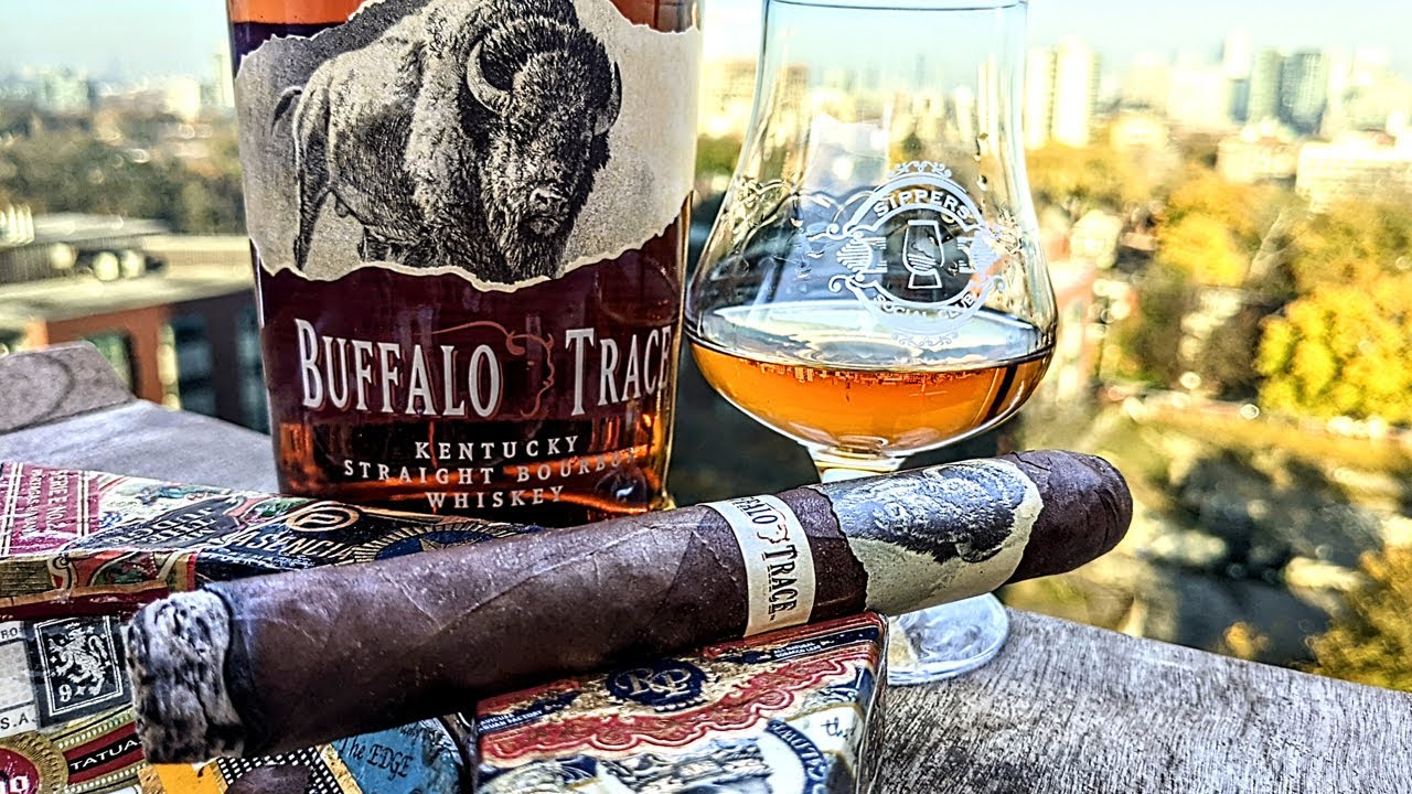 Pairing Buffalo Trace Cigar & Bourbon - YouTube