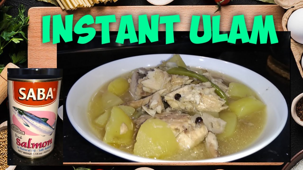 INSTANT ULAM SABA PINK SALMON | QUICK AND EASY VERSION - YouTube