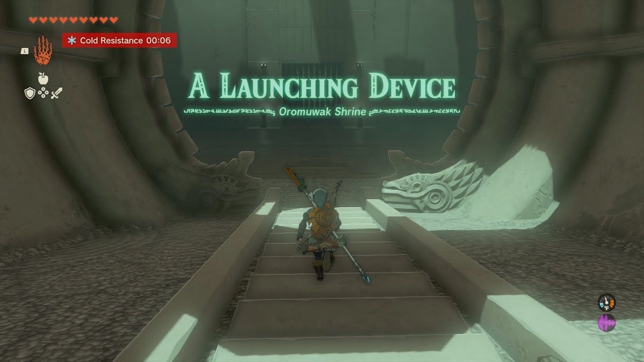 Zelda TotK - A Launching Device - Oromuwak Shrine - YouTube