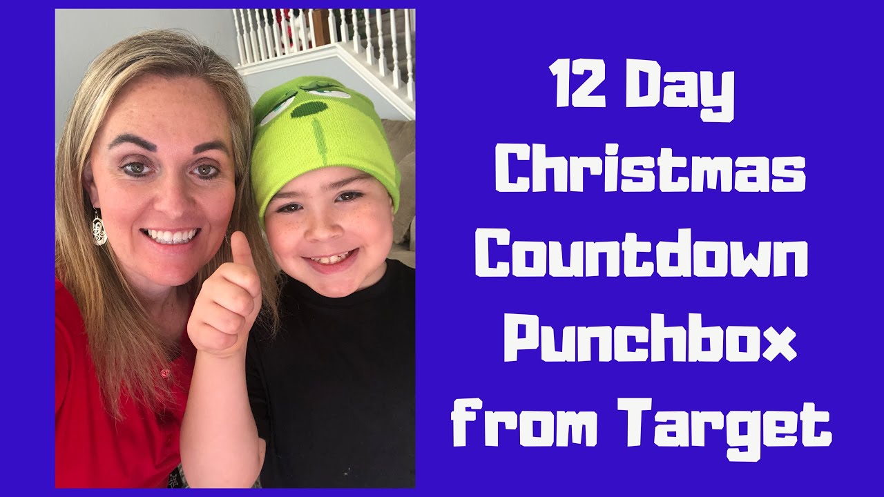 12 Day COUNTDOWN punchbox from TARGET - YouTube