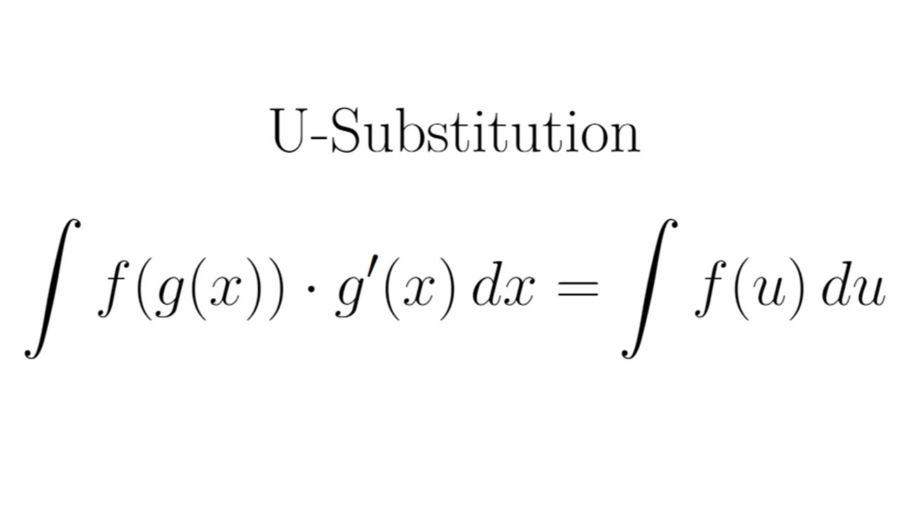 The Substitution Rule (Part 2 of 4) - YouTube