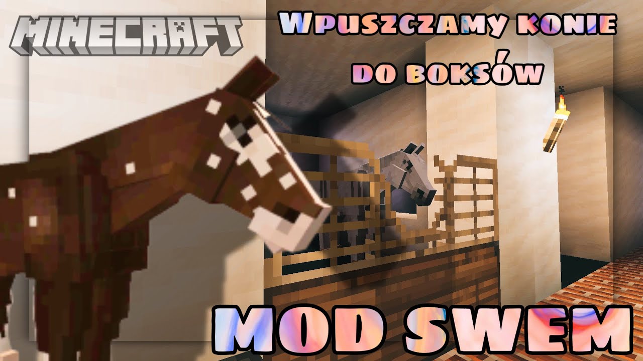 CO ZMIENIŁO SIĘ W MOJEJ STAJNI? || MINECRAFT MOD SWEM - YouTube