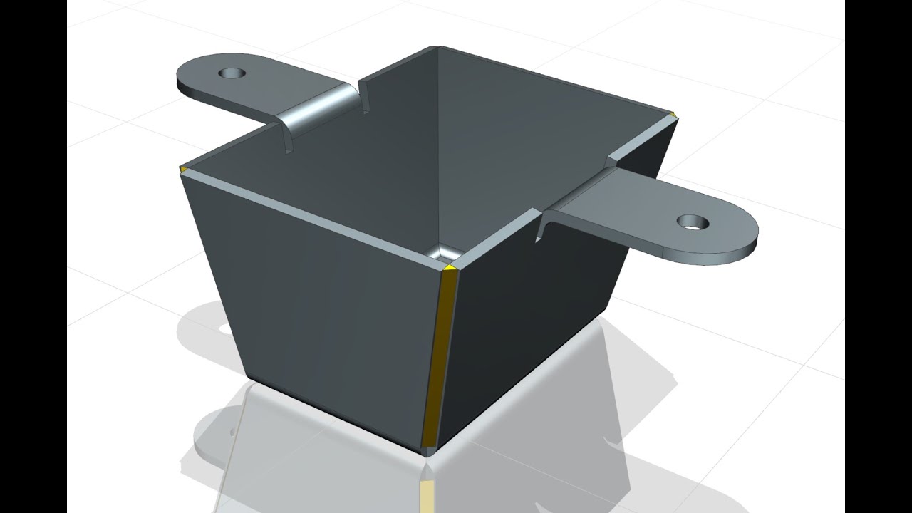 How to use the Sheet Metal tool with Closed Corner and Fillet Weld ...
