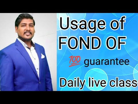 Fond of English language live! - YouTube