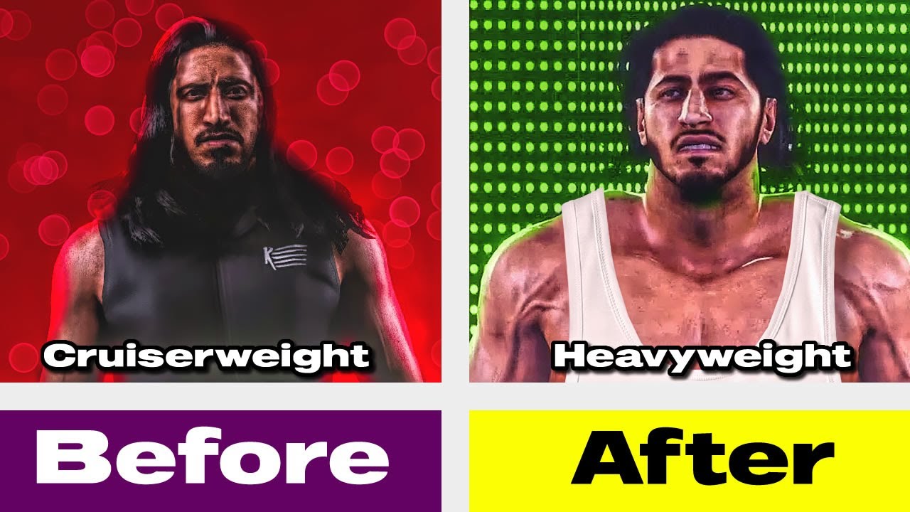What Happens if You Move Up a Weight Class in WWE Games? - YouTube