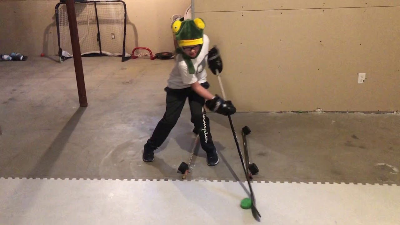 Stick Handling separating arms & hands from legs #2 - YouTube