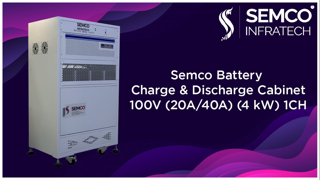 Lithium-ion Battery Charge & Discharge Cabinets SI-BCDS 100V 20A/40A 4 ...