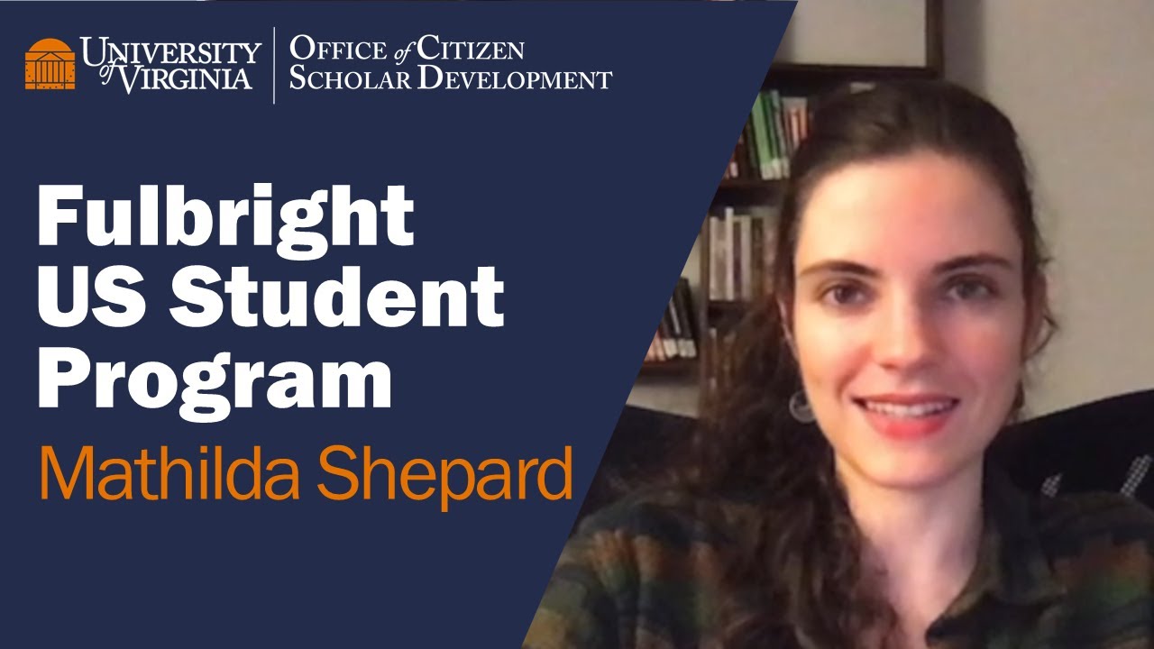 Fulbright US Student Program - Mathilda Shepard - YouTube