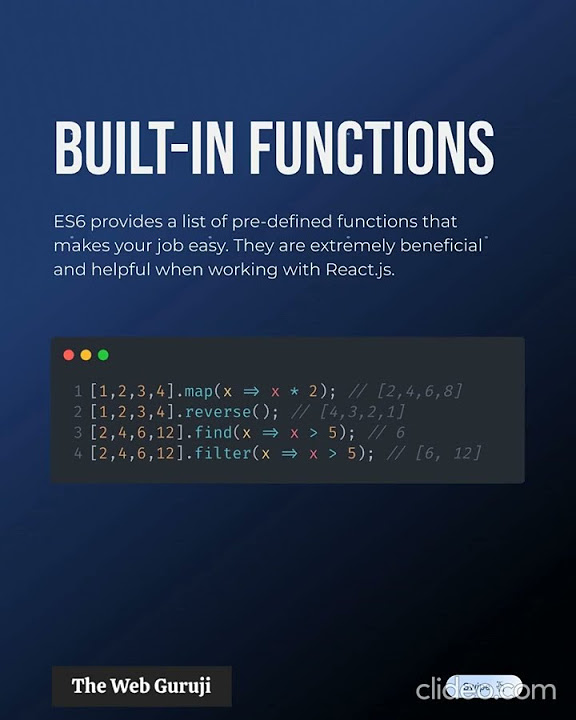 Javascript Concepts To Master Before React React Javascript Reactjs