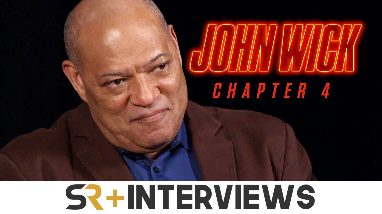 Laurence Fishburne Talks John Wick: Chapter 4 - YouTube