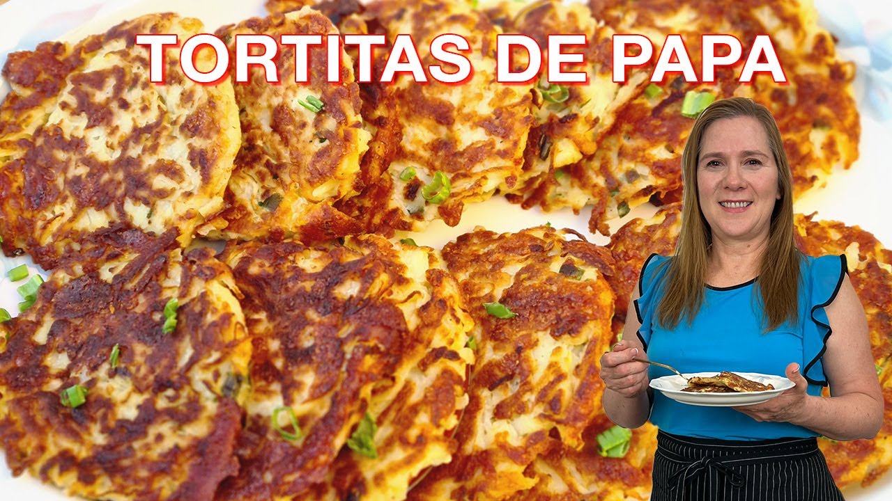 TORTITAS DE PAPA Y QUESO | Ideales para el desayuno - YouTube