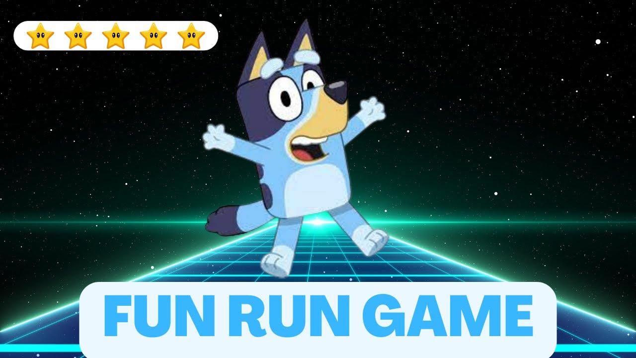 Bluey Fun Run Game & Exercise Brain Break! - YouTube