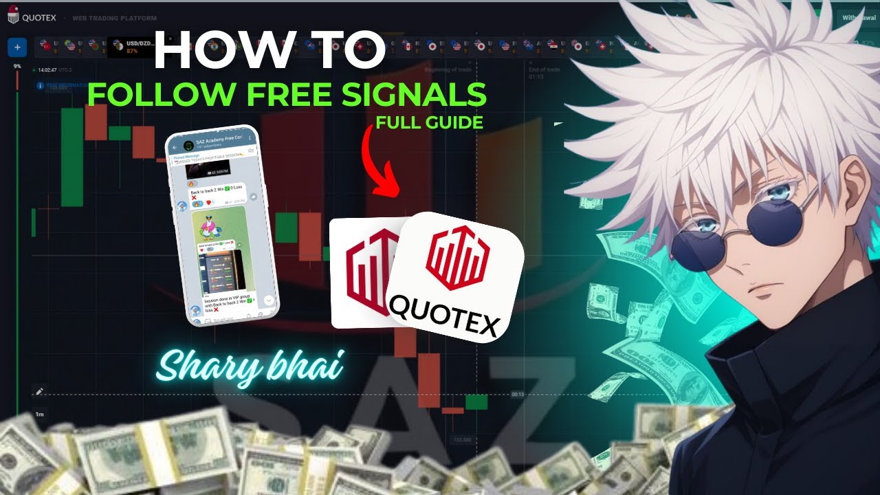 How to Follow Signals In Quotex | Shary - YouTube