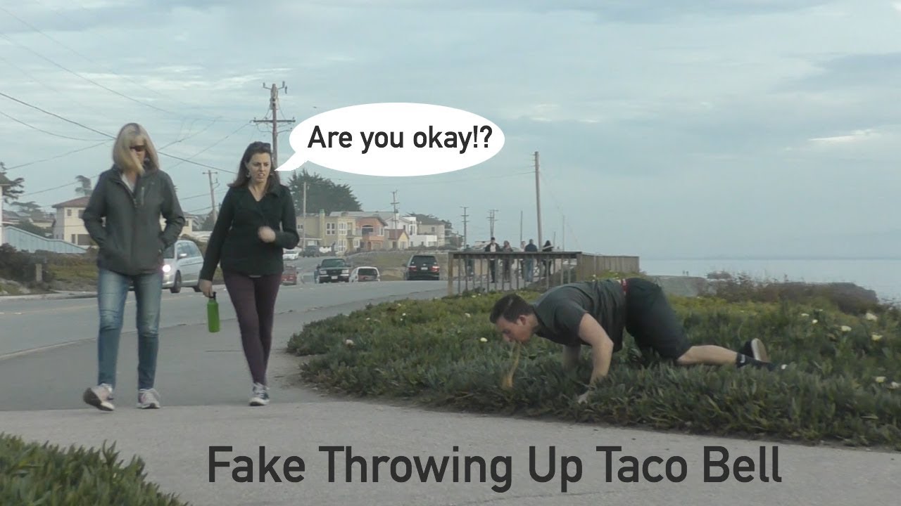 Fake Throwing Up in Front of People - YouTube