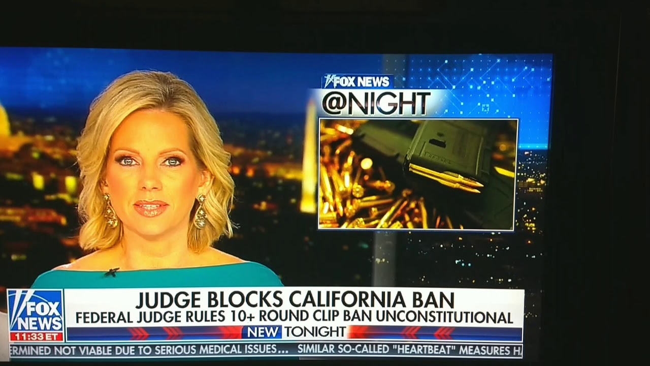 Federal Judge Strikes Down California High Cap Magazine Ban - YouTube