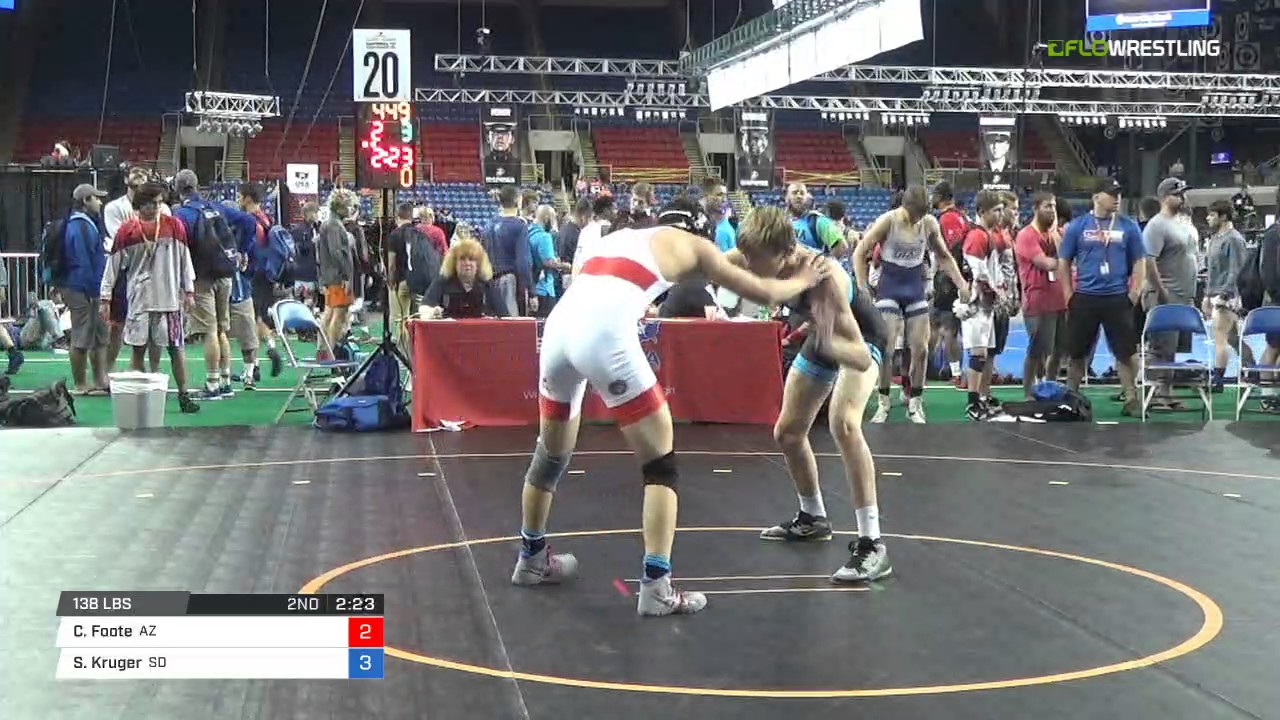 Cadet FS 138 Round of 64 - Cody Foote (AZ) vs. Sam Kruger (SD) - YouTube