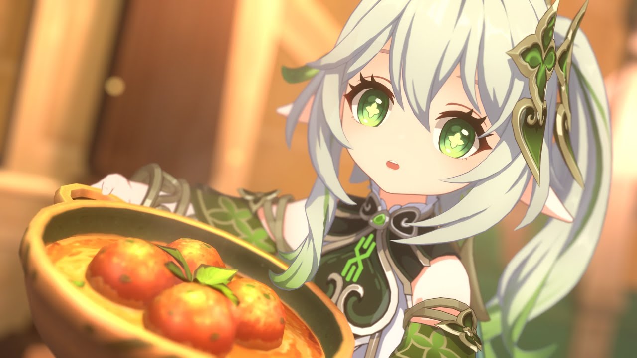 Nahida cooks dinner!? - YouTube