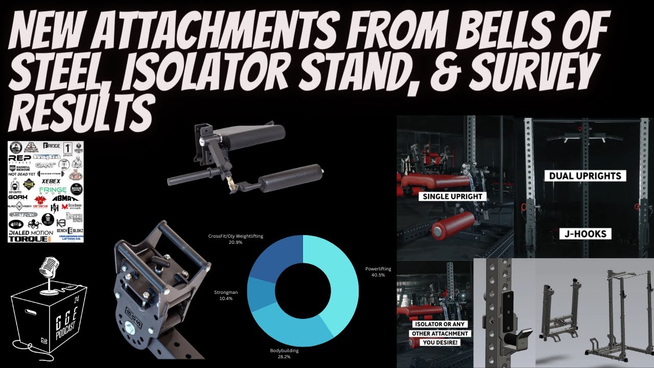 New Attachments from Bells of Steel, Isolator Stand, & Survey Results ...