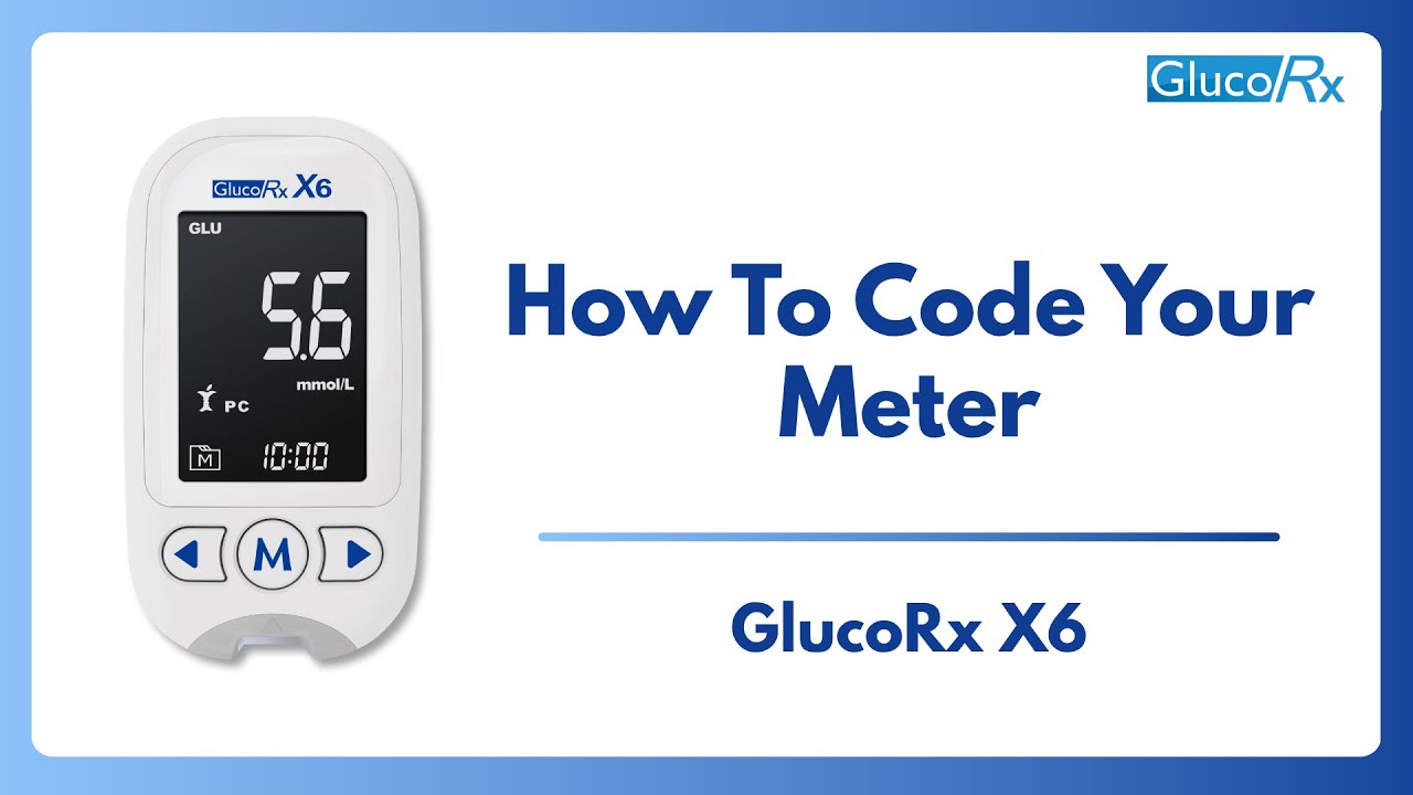 How to Code a GlucoRx X6 Meter - YouTube
