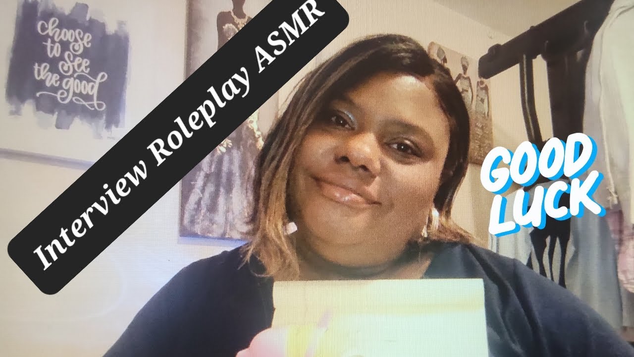 Relaxing ASMR Interview RolePlay - YouTube