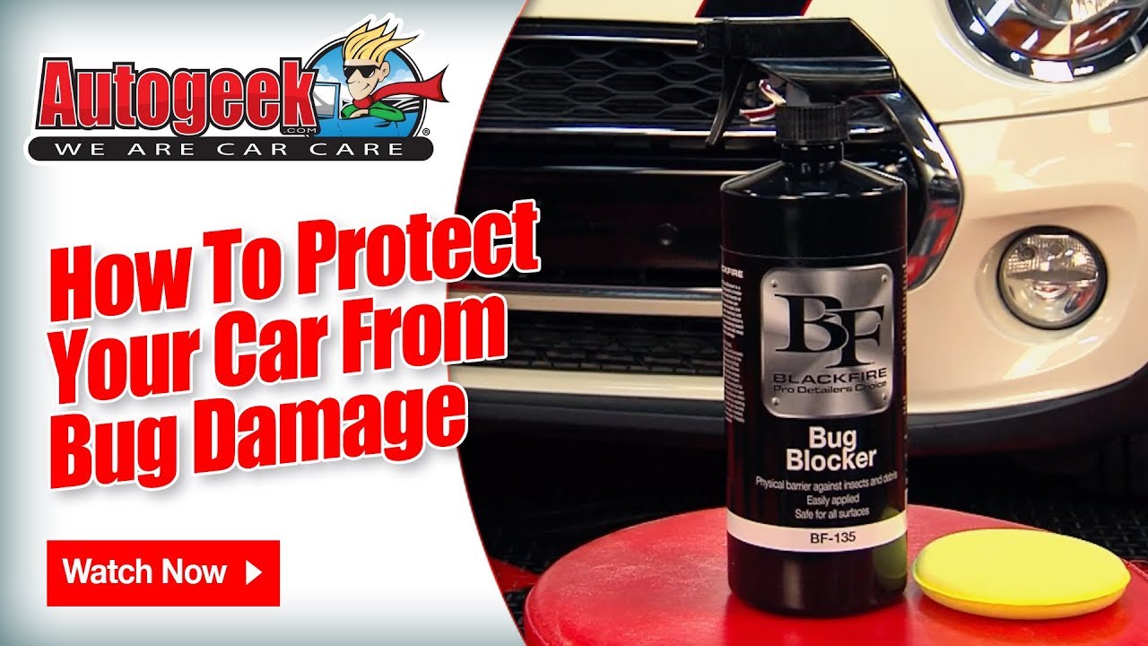 How to protect your car from bug damage - BLACKFIRE Bug Blocker - YouTube