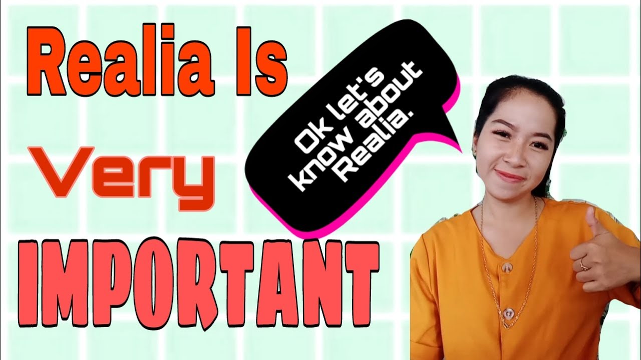 PRESENTATION ABOUT REALIA. LET'S LEARN ABOUT REALIA !! - YouTube