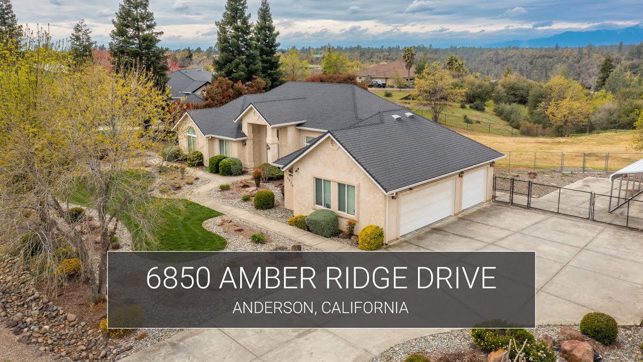 6850 Amber Ridge Drive - Anderson, California - YouTube