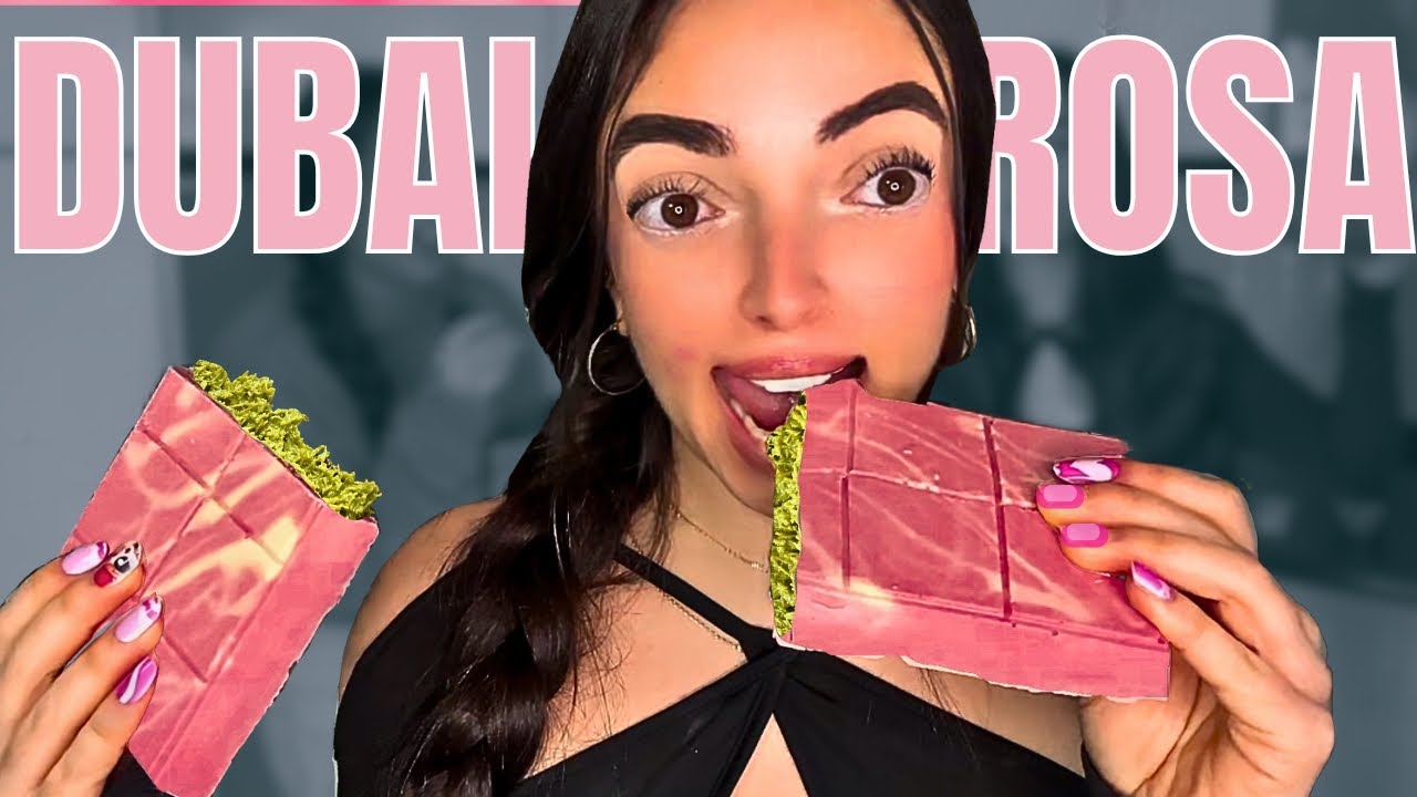 HICE UN CHOCOLATE DE DUBÁI ROSA 🍫💝 - YouTube