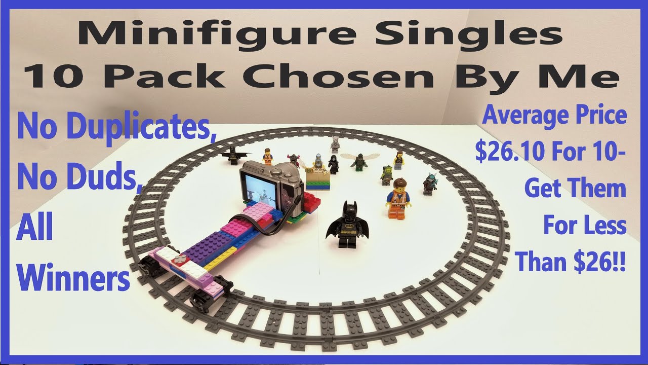 Lego Minifigures Singles 10 pack #1 Minifigs Chosen By Me - YouTube
