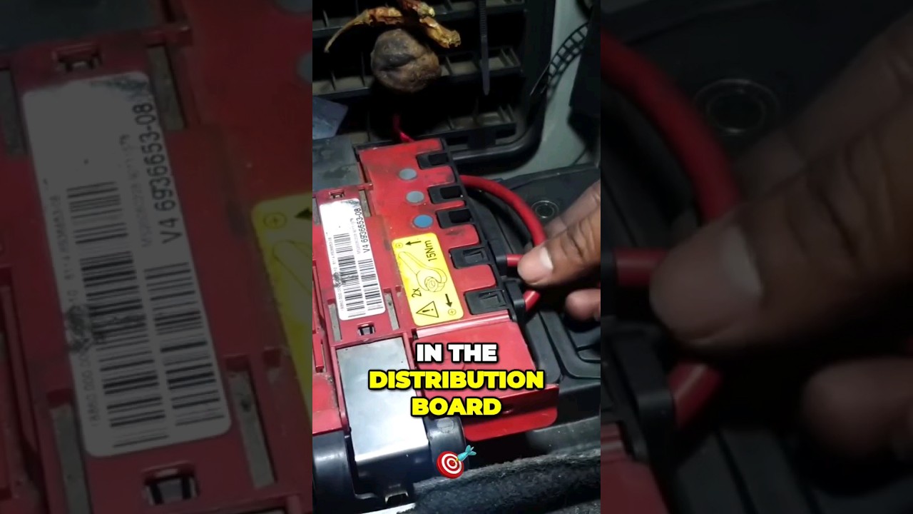 BMW E90 Battery Distribution Board Removal the easy way #bmw #e90 # ...