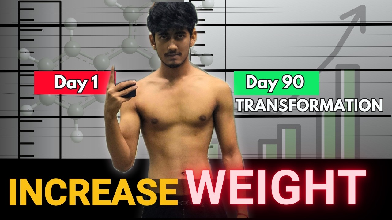 Day 4/90 Weight Gain Challenge - Insane Transformation From Thin to Fit ...
