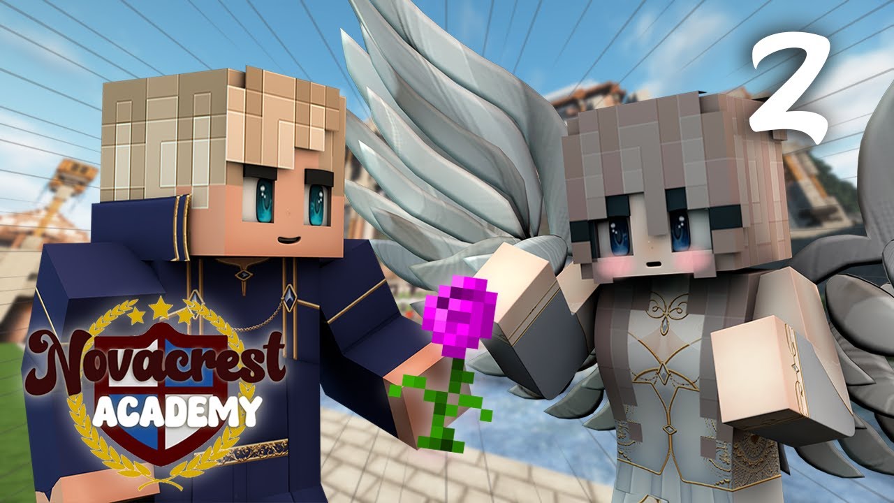 "First day of classes!" | NOVACREST ACADEMY | Ep. 2 [ MINECRAFT ...