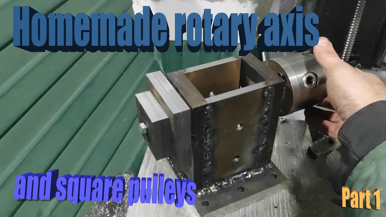 Homemade rotary axis. - YouTube