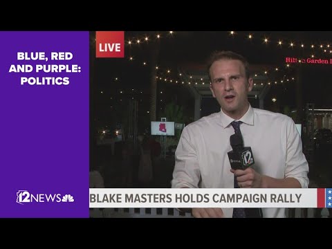 US Senator candidate Blake Masters holds campaign rally in Chandler ...