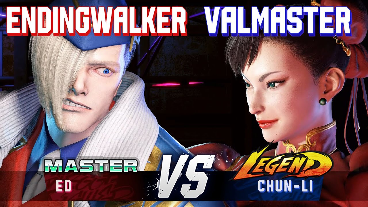 SF6 ENDINGWALKER (Ed) vs VALMASTER (Chun-Li) High Level Gameplay - YouTube