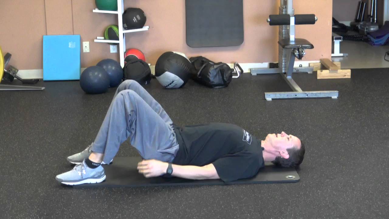 FreeFitnessVideos.com: Supine Neck Flexion - YouTube