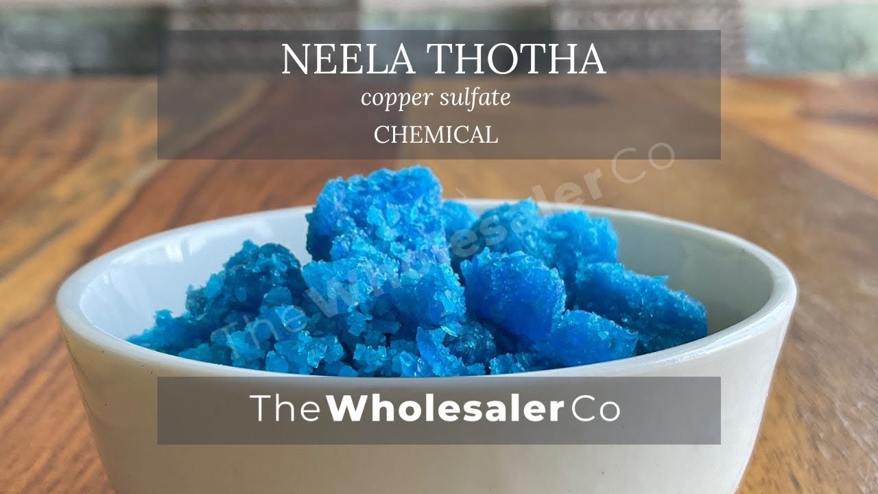 NEELA THOTHA - Tutia - Copper Sulfate - TheWholesalerCo - YouTube
