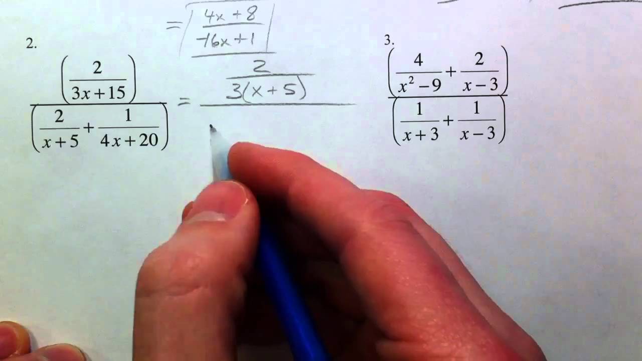 Add And Subtract Rational Expressions Part 3 Youtube