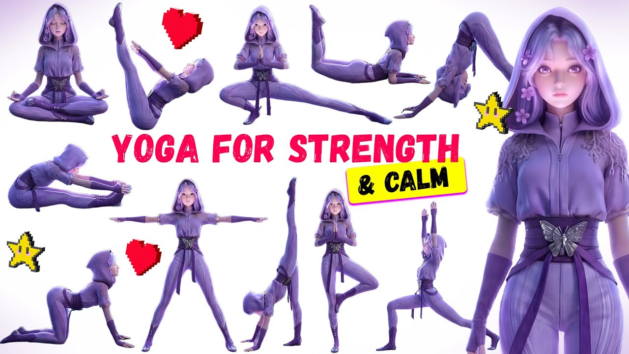 Gentle Yoga Flow for Strength & Balance Full Body Practice - YouTube