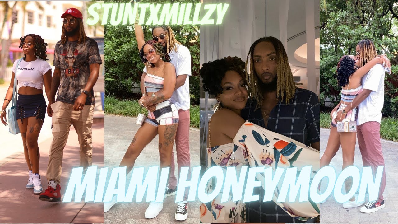 STUNT & MILLZY TAKE MIAMI | Miami Honeymoon 💙 - YouTube