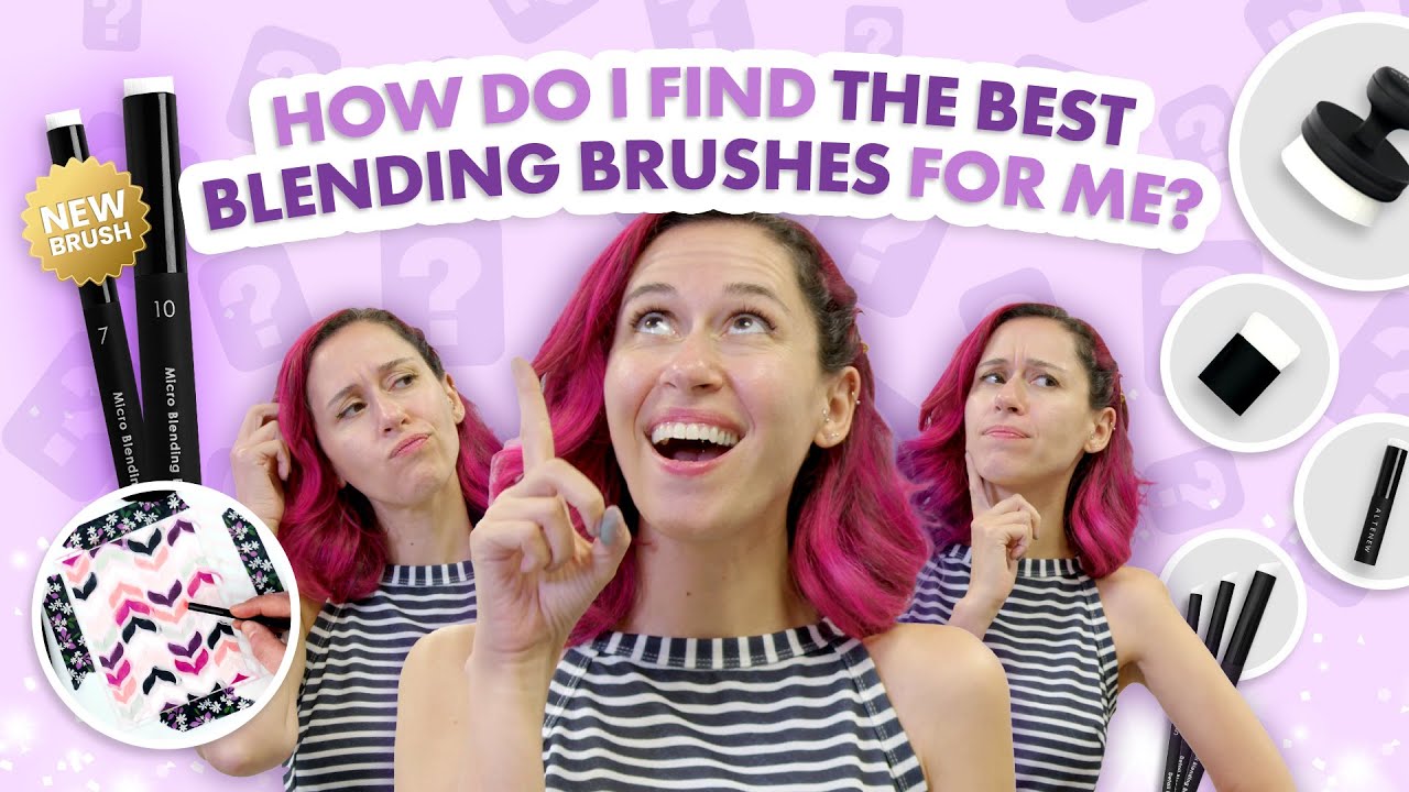 Ink Blending Brushes: Pros and Cons ft. NEW Micro Blending Brushes ...